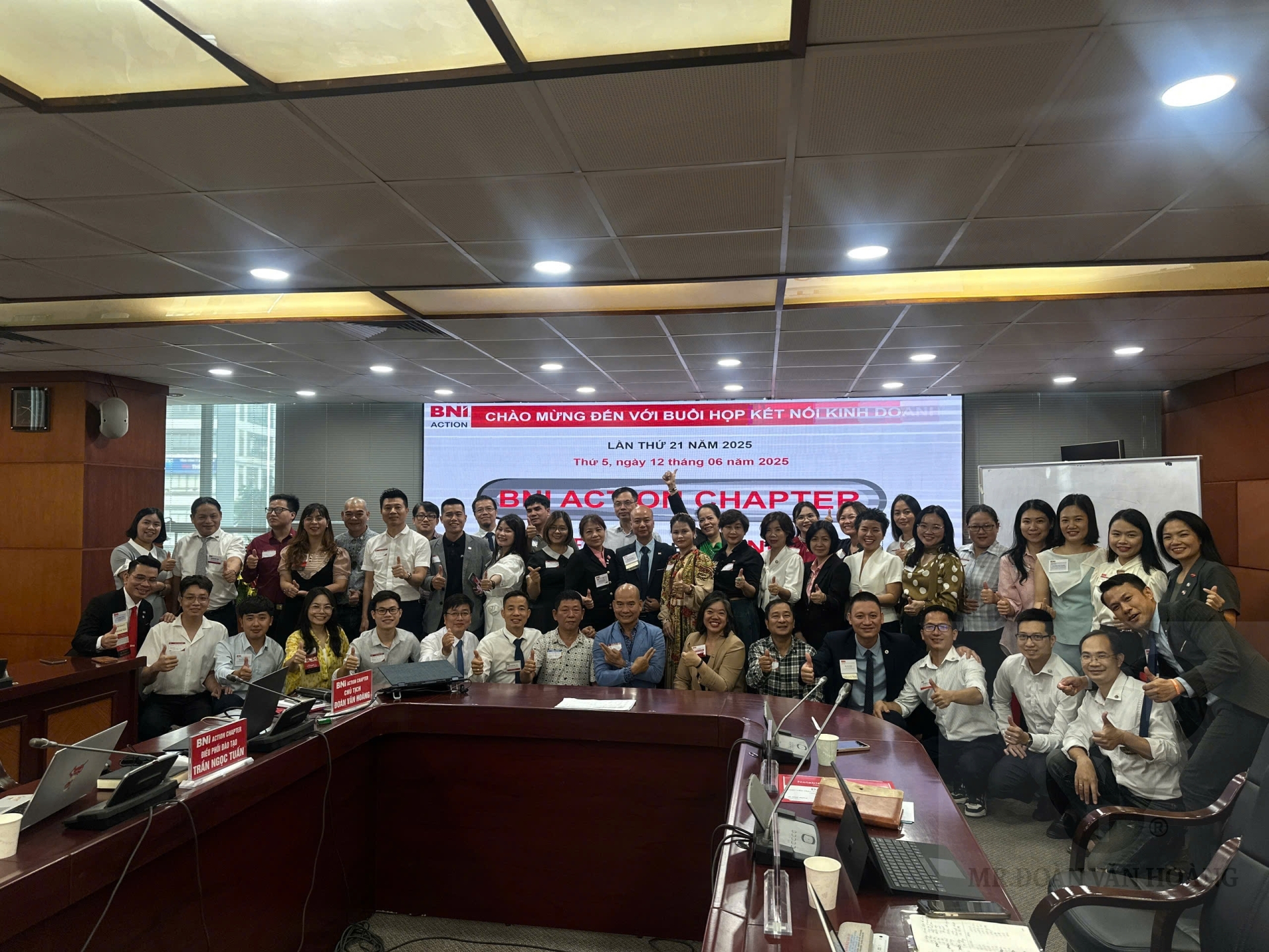 THƯ CẢM ƠN SAU BUỔI HỌP BNI ACTION CHAPTER NGÀY 12/06/2025